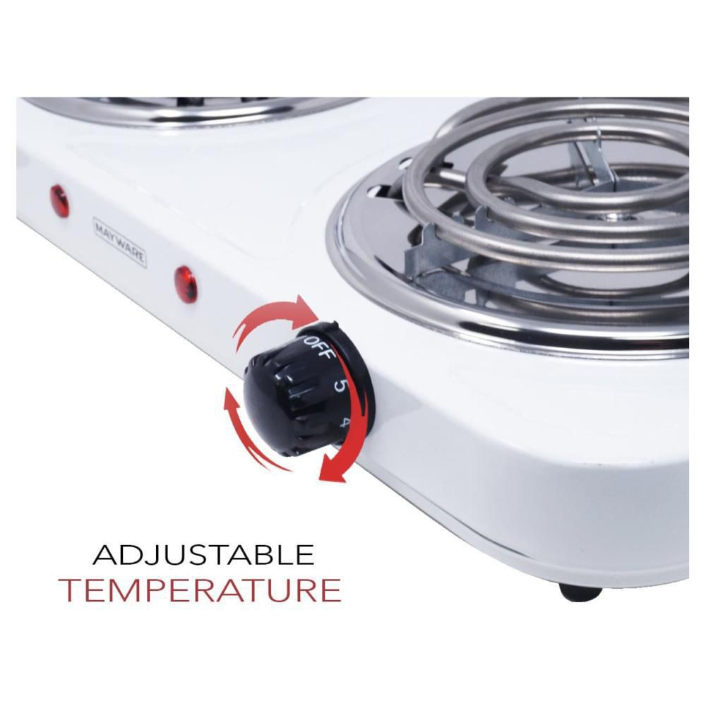 Parrilla Eléctrica Mayware 2 Quemadores