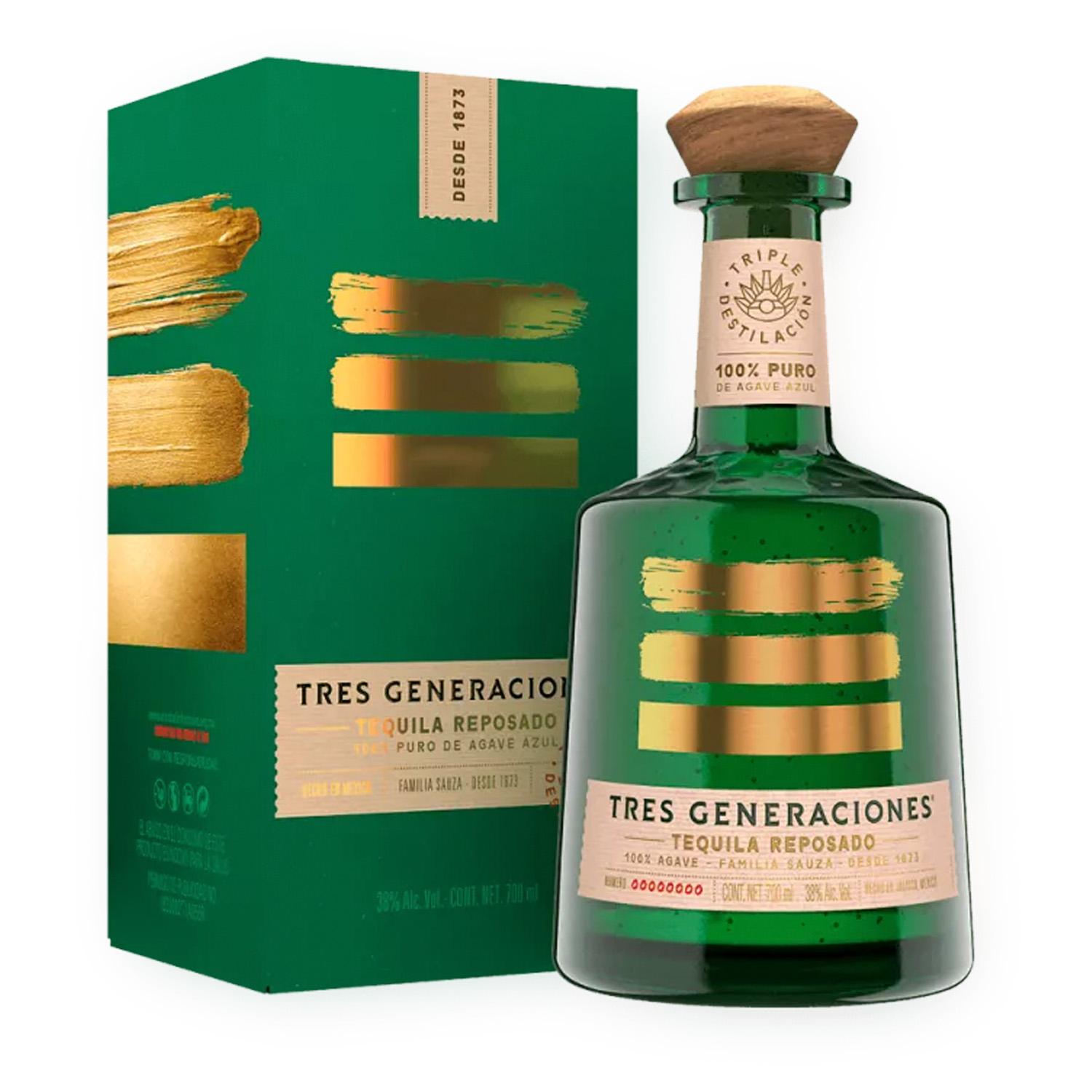 Pack de 6 Tequila Sauza 3 Generaciones Reposado 700 ml