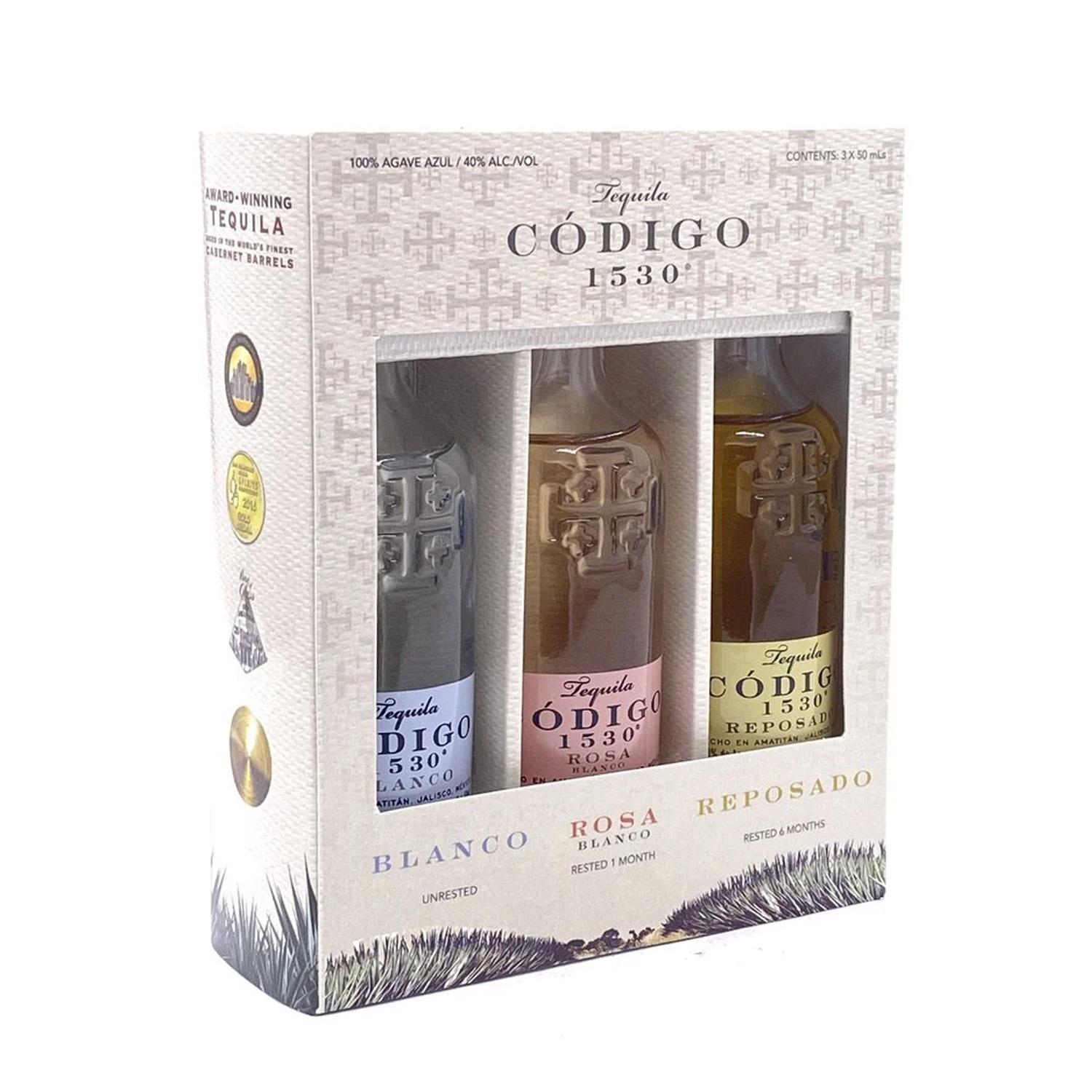 Pack de 12 Tequila Codigo 1530 3 minis de 50 ml