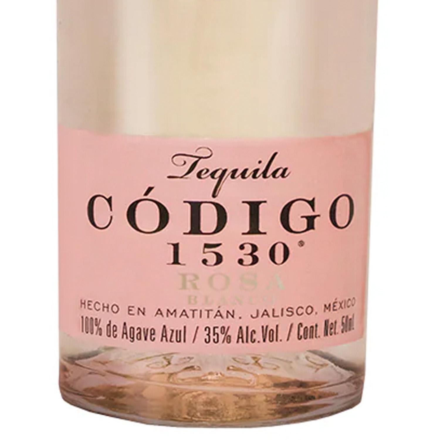 Paquete de 3 Tequila Codigo 1530 Rosa Blanco 50 ml