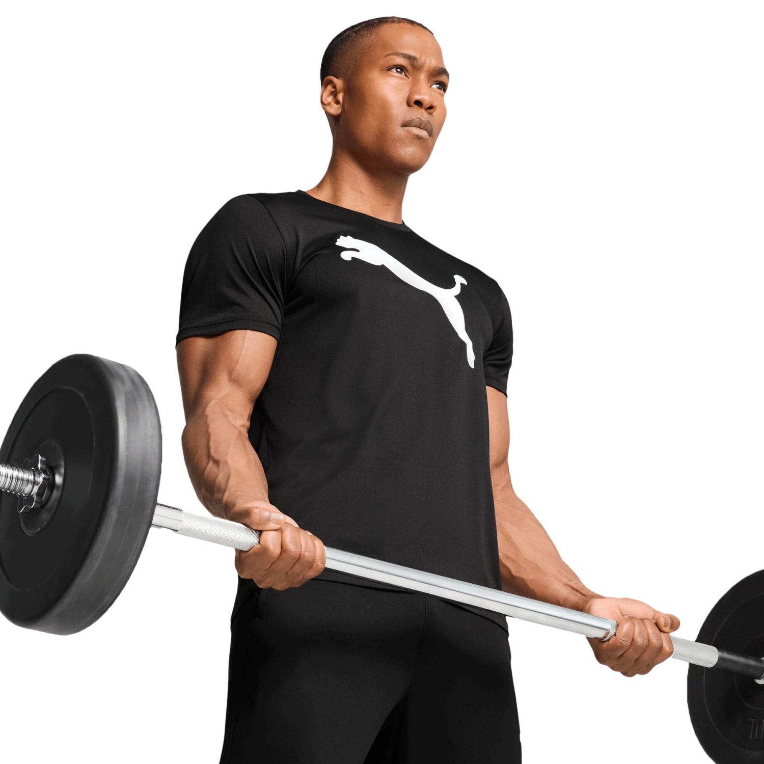 Playera Puma M Tad ESS Solid Cat para Hombre 525921-01 Negro