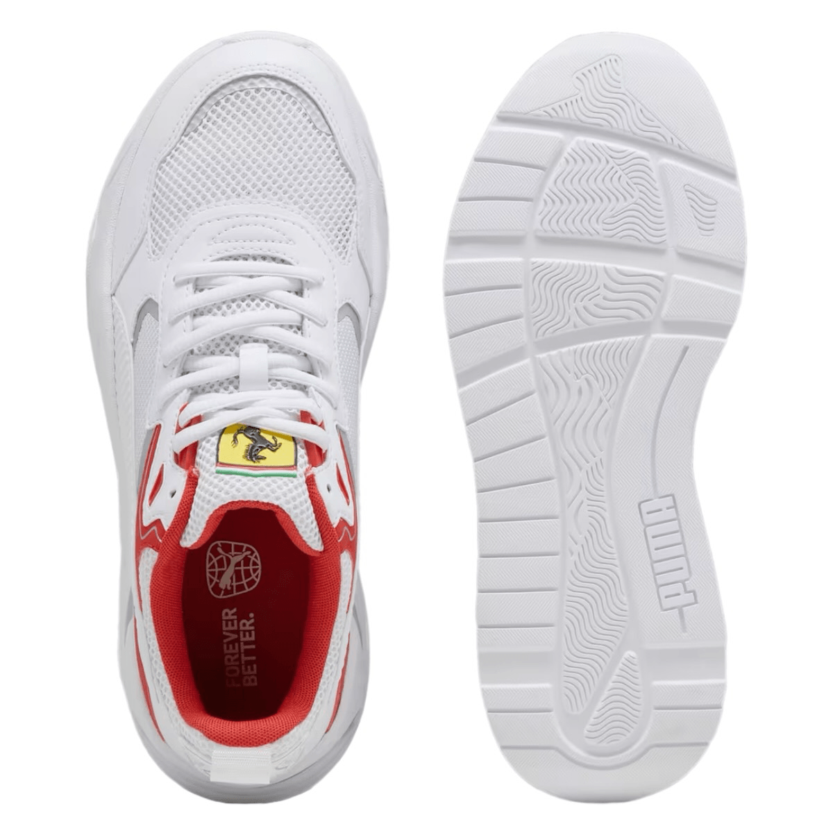 TENIS PUMA FERRARI TRINITY BLANCO/ROJO PARA HOMBRE