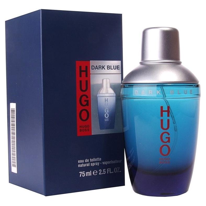 Perfume Dark Blue Hombre De Hugo Boss Edt 75ml Original