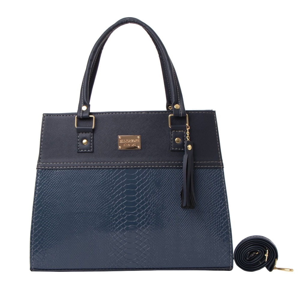 Bolsa Fana Maura Color Marino Bonita