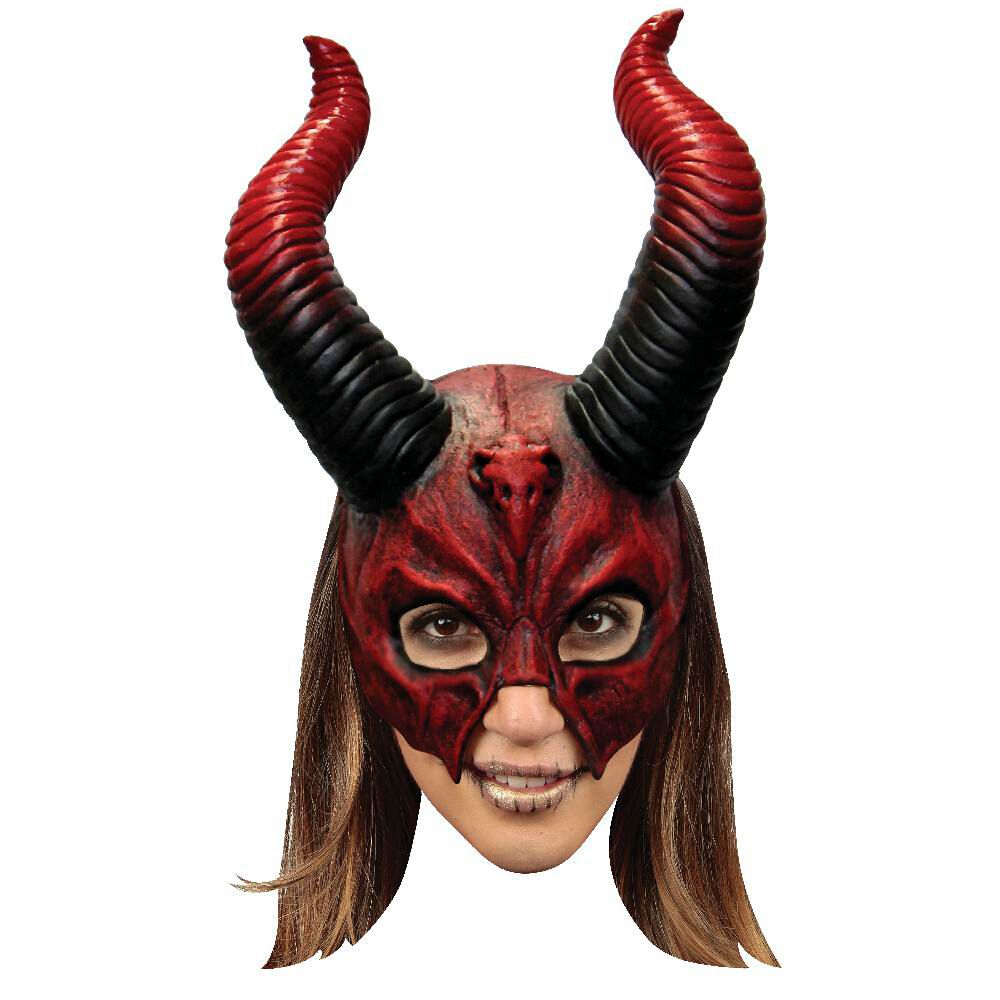 Devil Mythical Horned Máscara Latex REV Linea Devils Adulto 26029