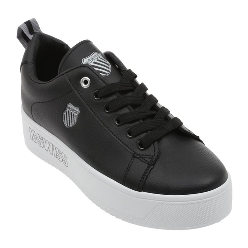 Tenis Casual Dama K-swiss Trinity Plataforma Negro