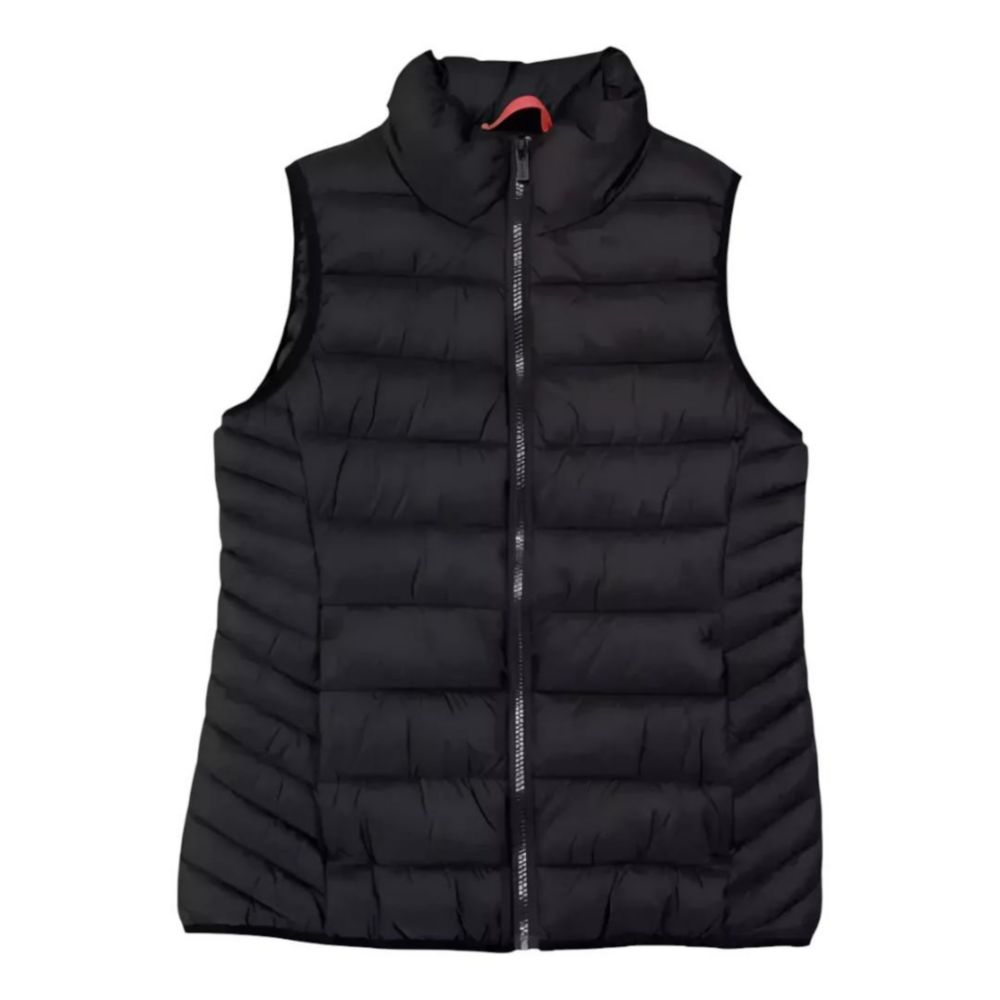 Chaleco Dkny Nylon Negro De Mujer