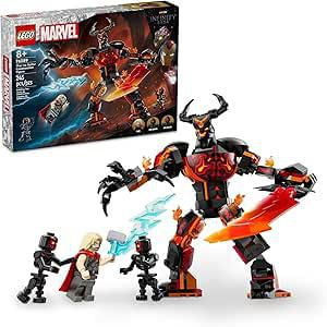 LEGO SUPER HEROES 76289 Thor vs. Figura para Construir de Surtur