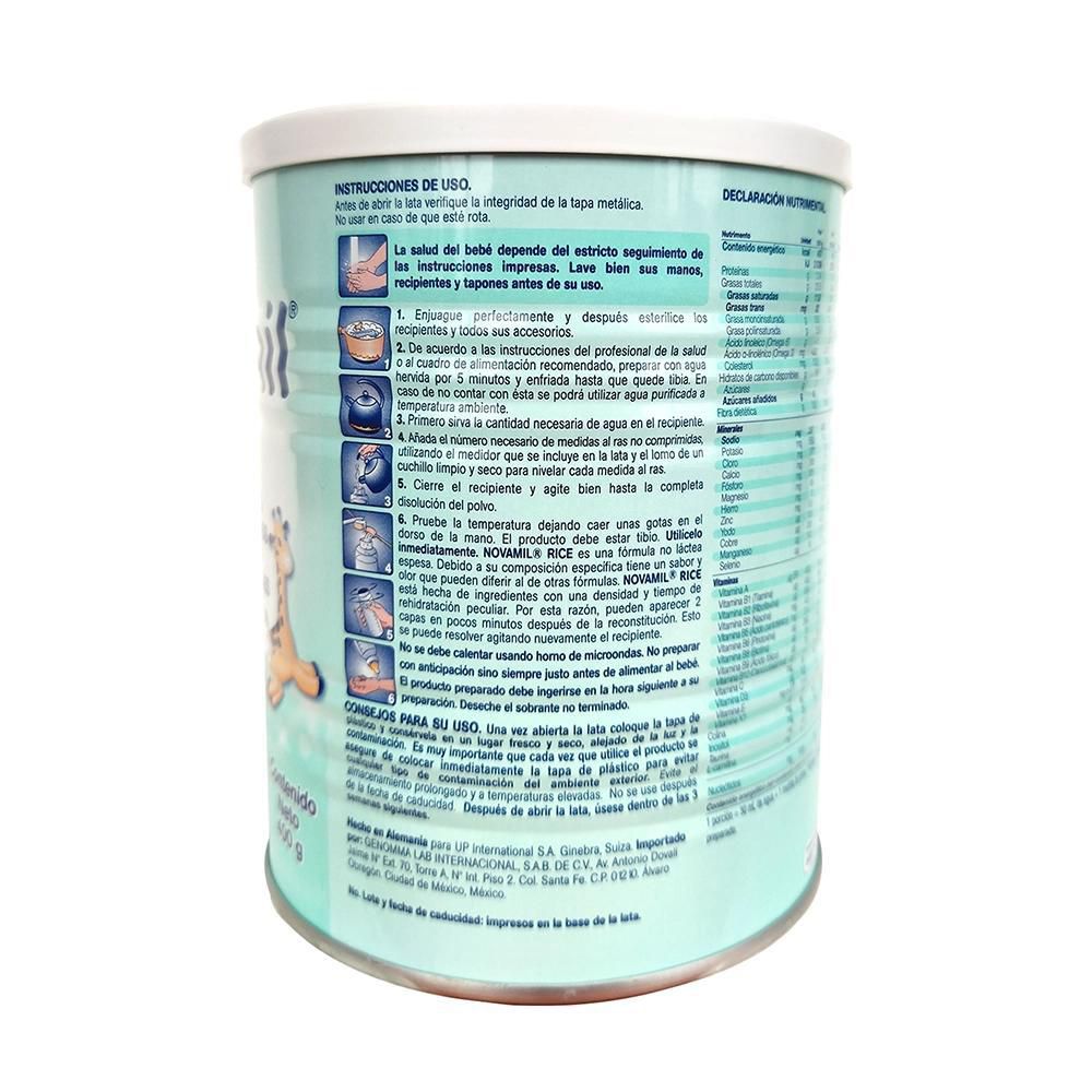 NOVAMIL RICE NO LACTEA FORMULAS INFANTILES Polvo - Lactantes