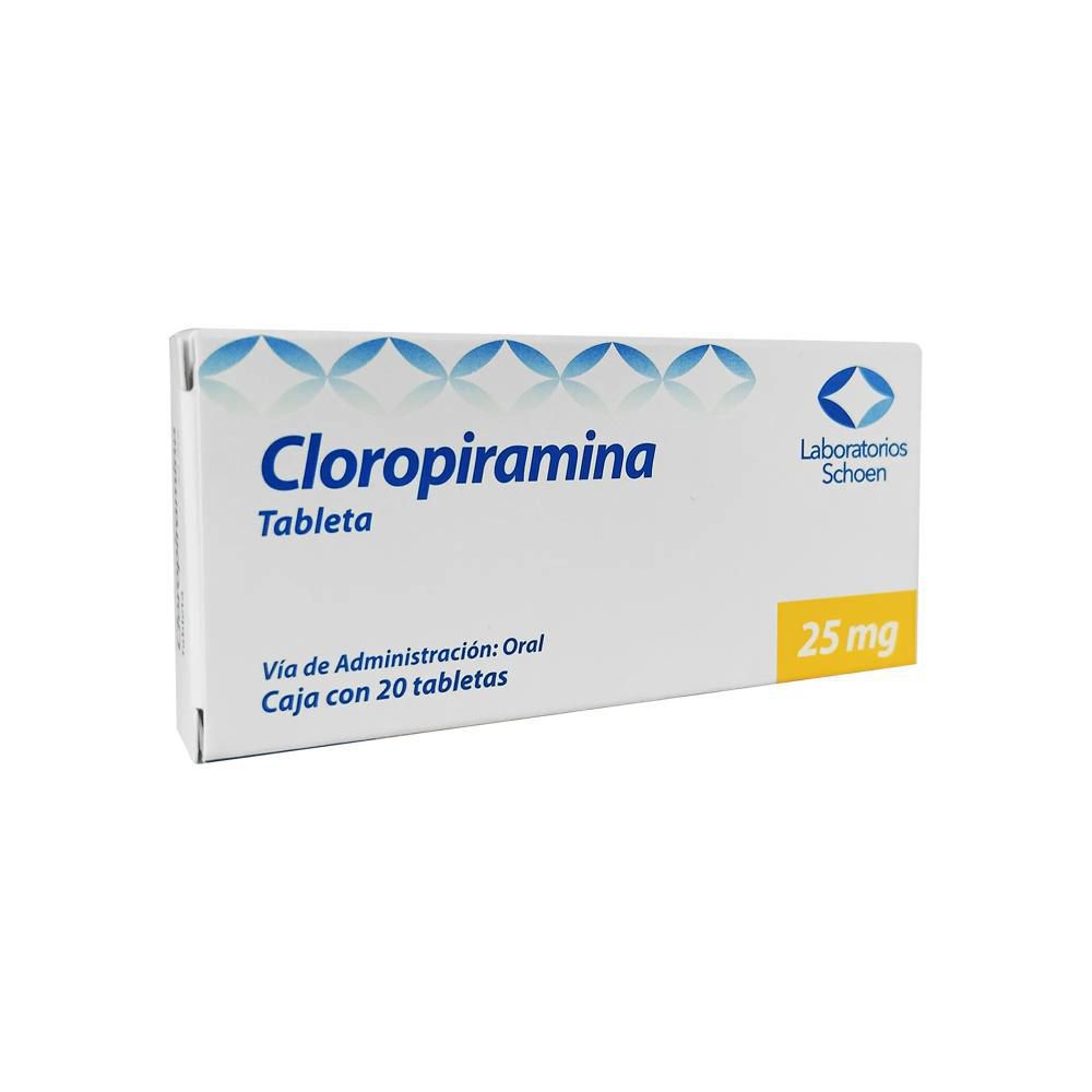 CLOROPIRAMINA 25 mg Tableta