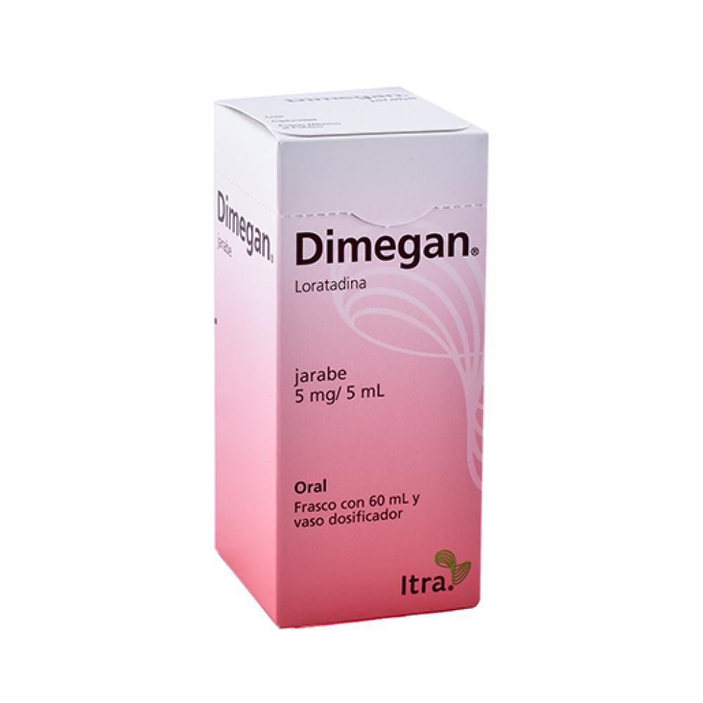 DIMEGAN LORATADINA 5 mg/5 ml Jarabe