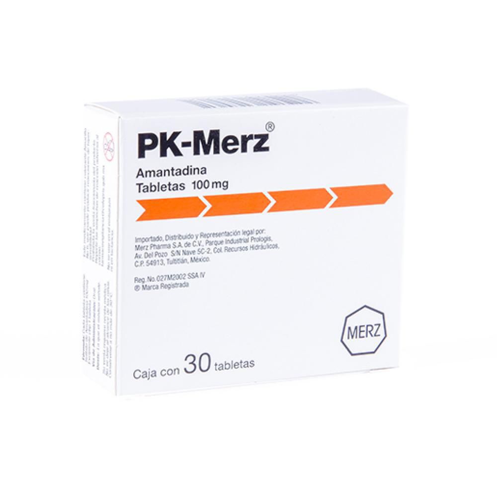 PK-MERZ AMANTADINA 100 mg Tableta