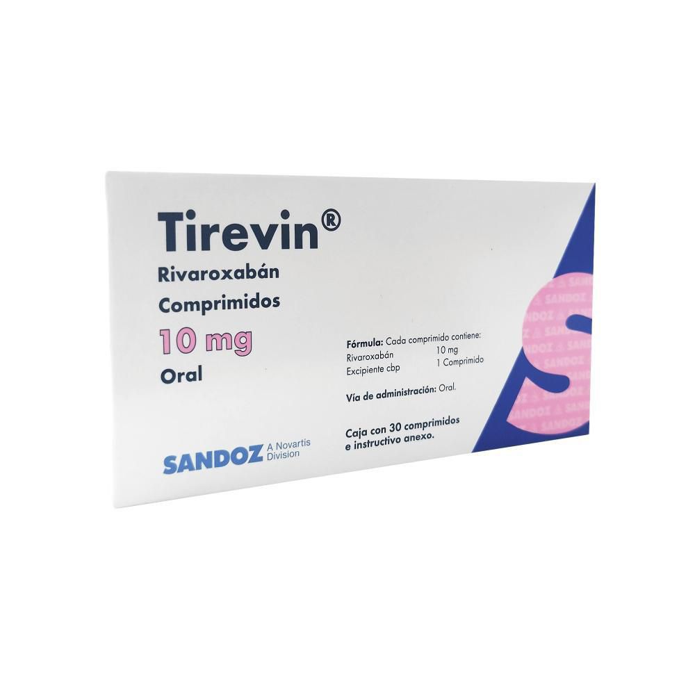 TIREVIN RIVAROXABAN 10 mg Comprimido