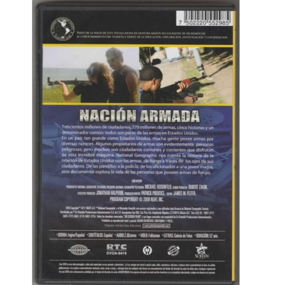 Nacion Armada National Geographic 2008 Documental en DVD
