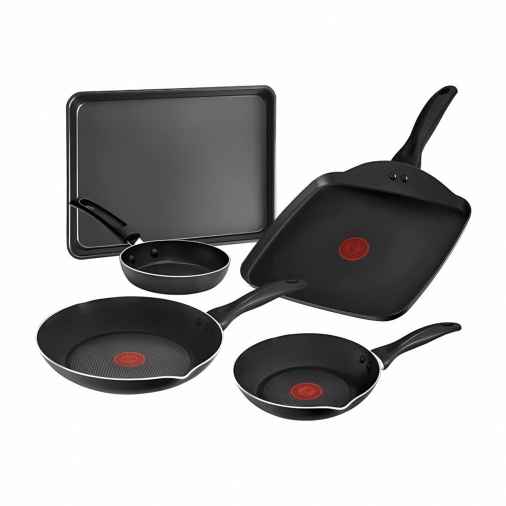 Batería cocina T-FAL 20 piezas Supercook Titanium Aluminio