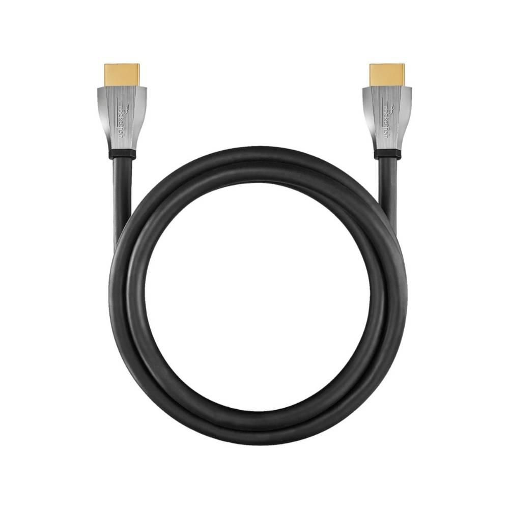 Cable HDMI/HDR Ultra HD Rocketfish 4K 1.2 m In-Wall Rated negro