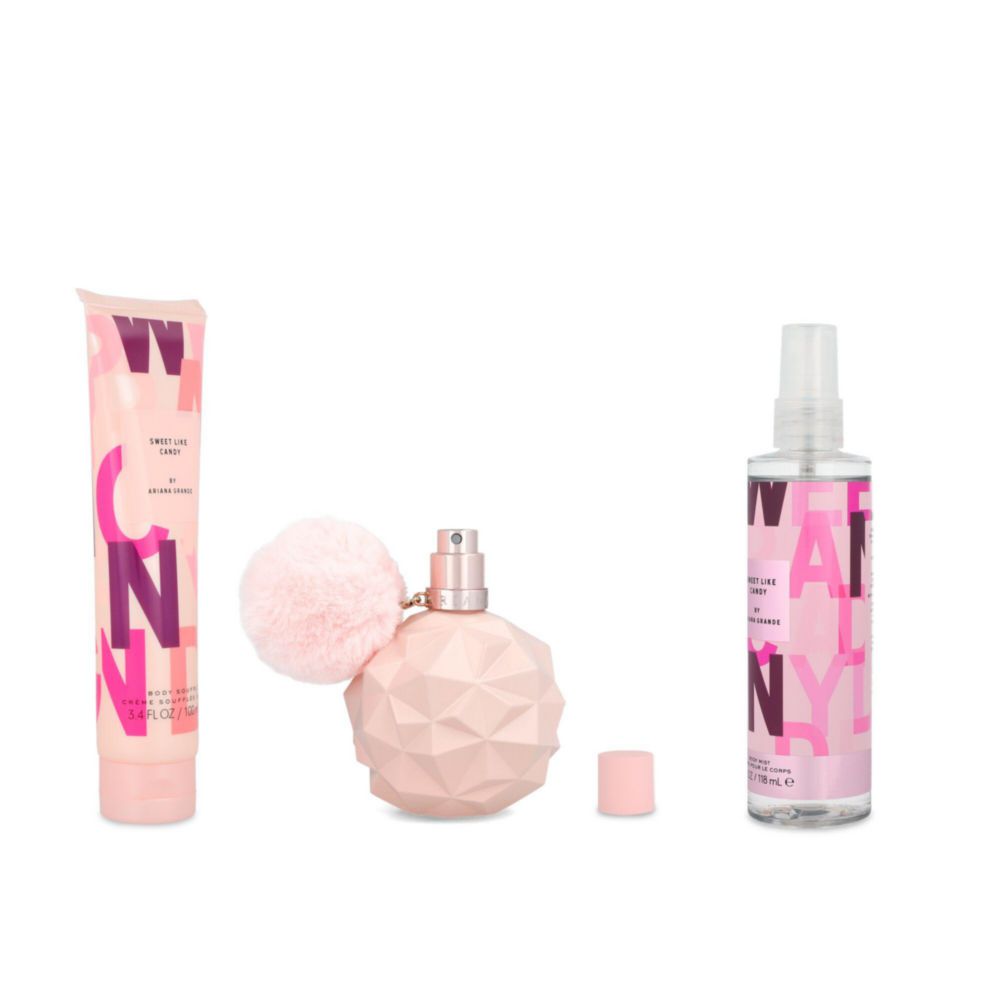 SET ARIANA GRANDE SWEET LIKE CANDY 3PZS 100ML EDP SPRAY/ BODY MIST ...