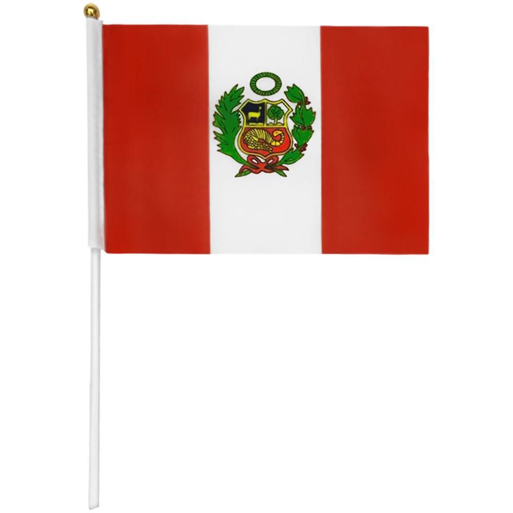 Bandera de Peru PEhandFlag MXPHN-000 Banderilla Peru