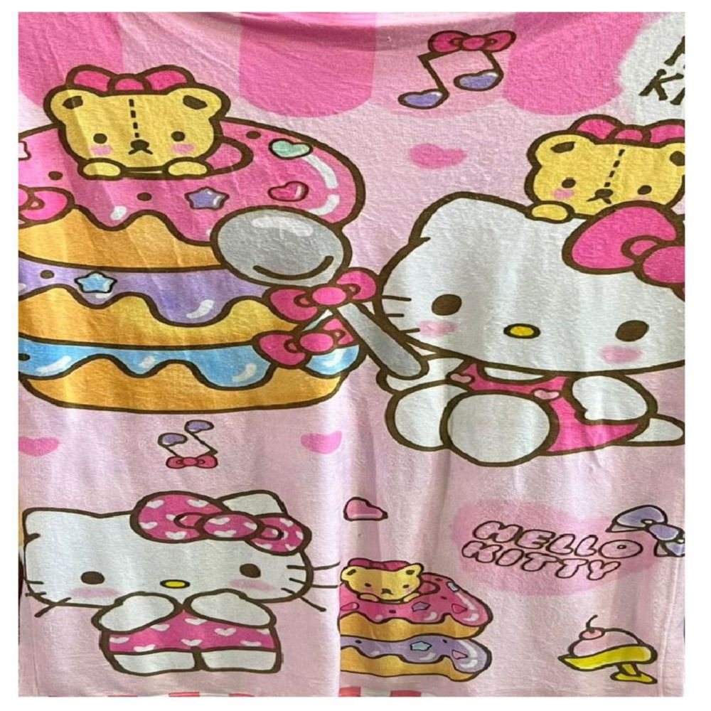 Exclusiva! Cobija Frazada Ultra Suave Hello Kitty Donuts
