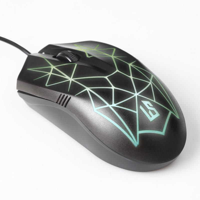 Mouse M82 Negro Iluminado Ergonómico