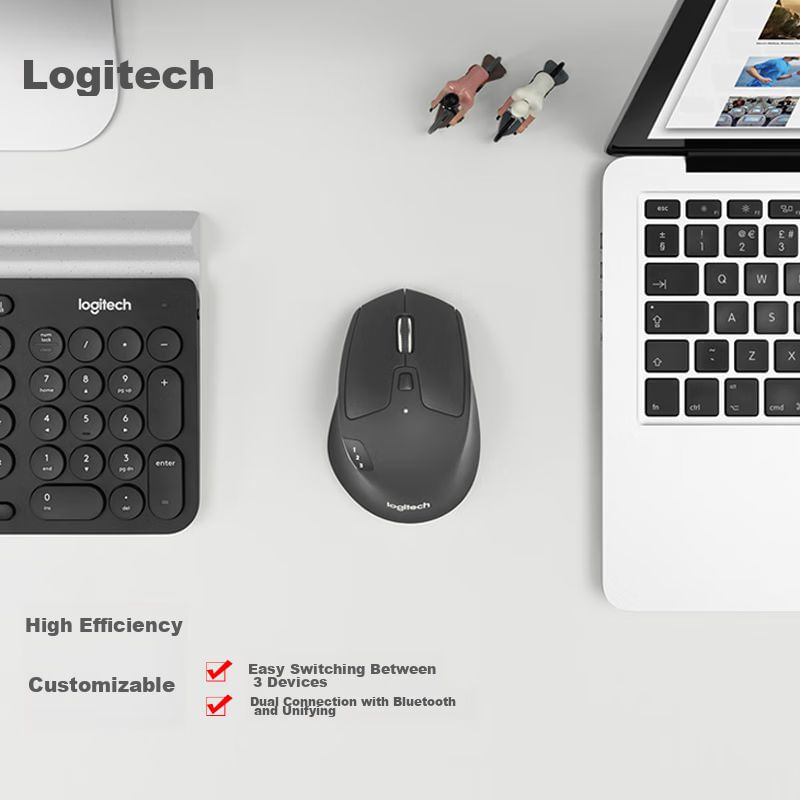 Mouse Logitech M720 Bluetooth Negro