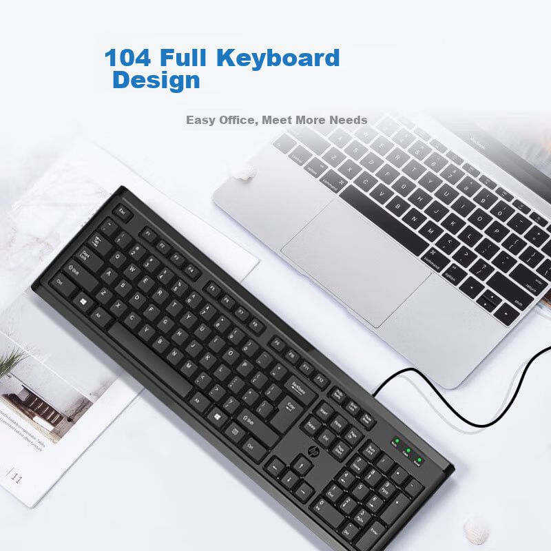 Teclado HP K10 Ergonómico Negro