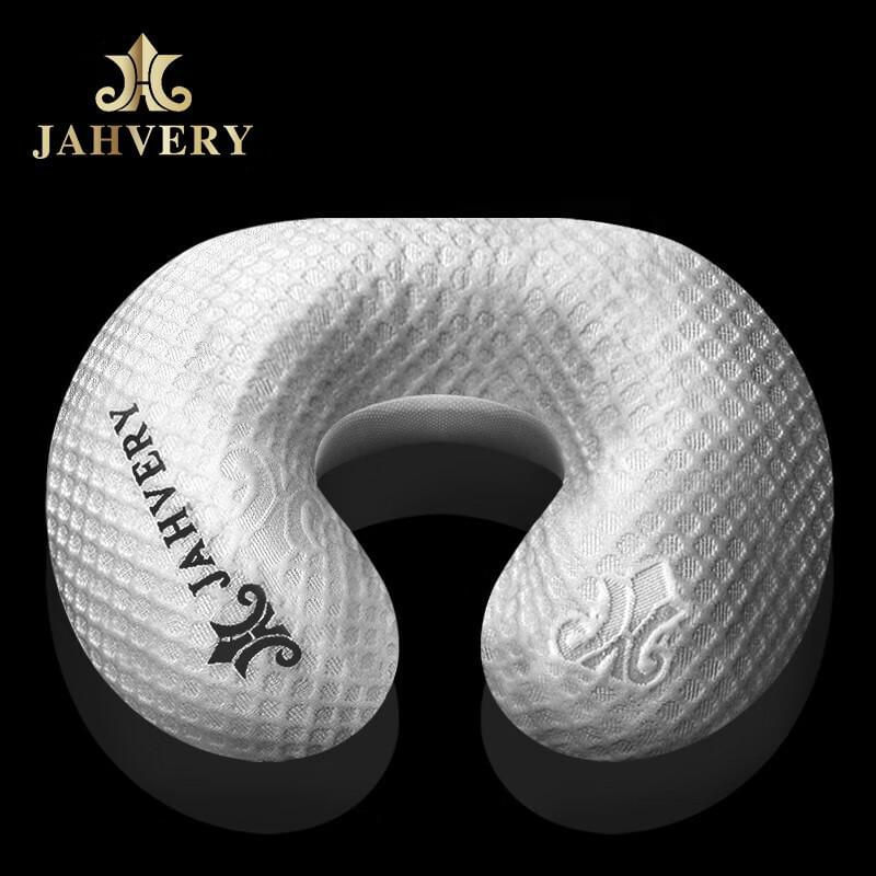 JAHVERY Almohada Cervical Espuma Viscoelástica con Gel para Viaje