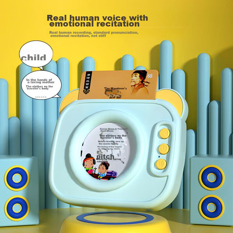 Máquina de Aprendizaje de Poesía Tang Martin Brothers 300 Azul