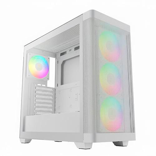 Gabinete Gamdias Athena M3 Wh Blanco Argb M-Atx S/Fuente Cristal Gd ...