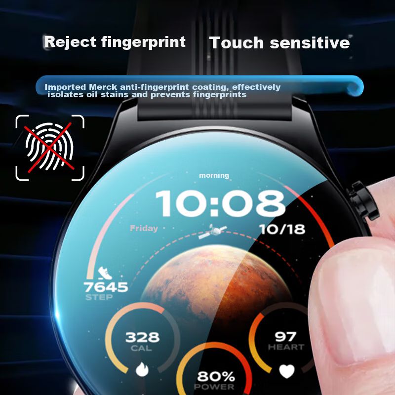 Protector De Pantalla Cerámico Smorss Para Honor Watch Gs4 Hd Transparente
