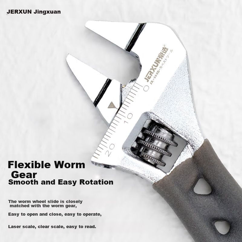 Pinzas Ajustables Jerxun 8 Pulgadas Mango Corto Mandíbula Ancha