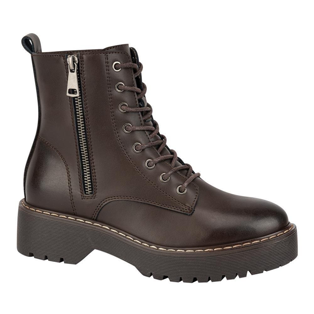 BOTA CORTA DAMA GOODYEAR MILITAR 1254779 COLOR CAFE