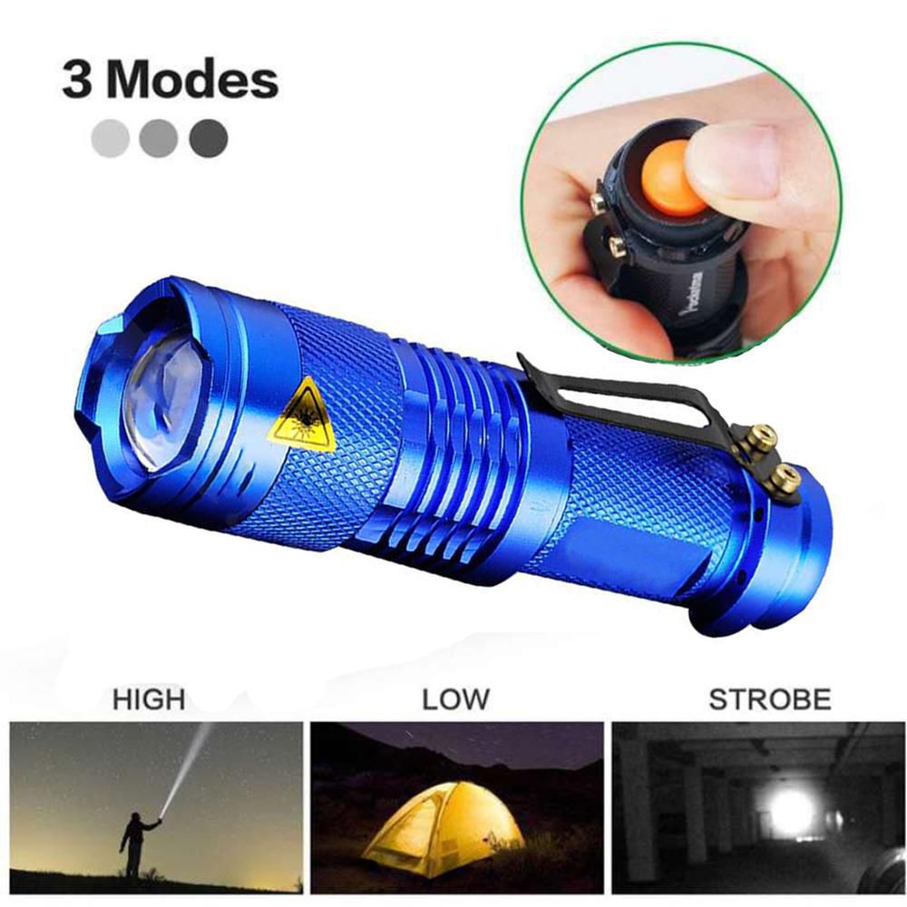 Linterna Táctica LED 2000 Lúmenes MXLCB-001 LightTechBlue Lampara ...