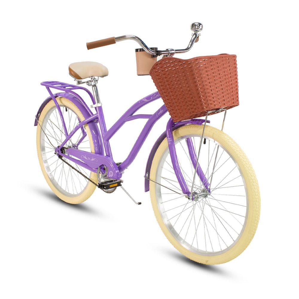 Bicicleta Urbana Turbo Bali R26 1V Morada