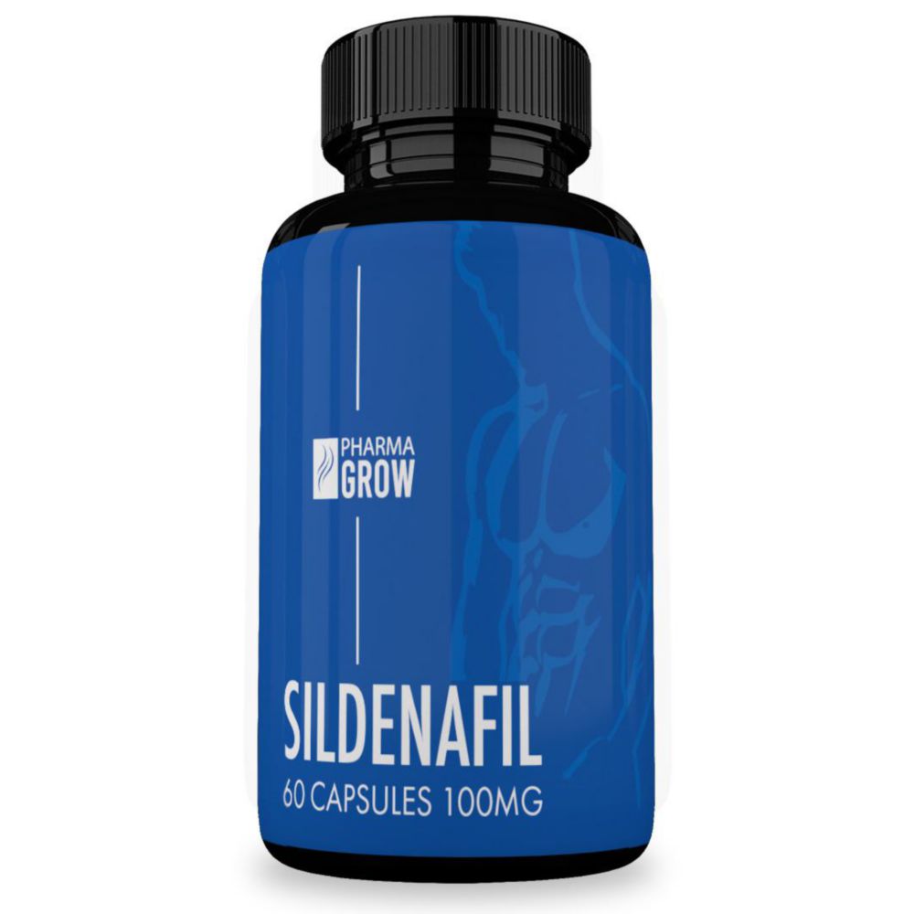 Pharma Grow Sildenafil 100 Mg Potencia Masculina 60 Capsules