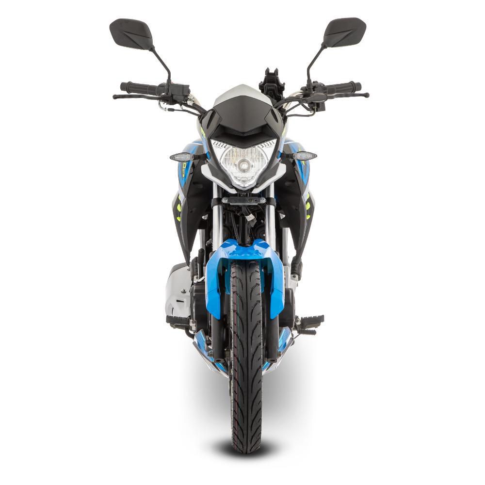 Motocicleta de Trabajo Italika FT250 GTS Con GPS Azul con Negro