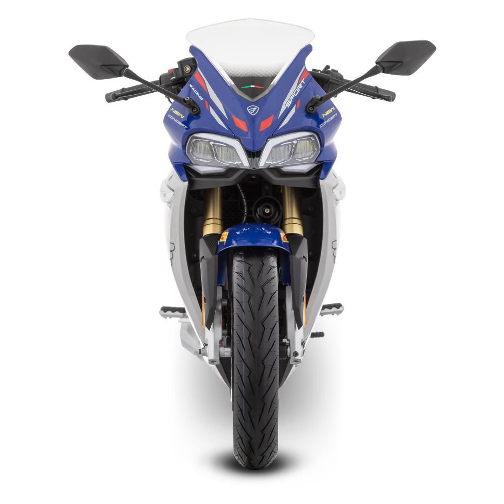 Motocicleta Deportiva Italika Vort-X 300R Azul con Gris