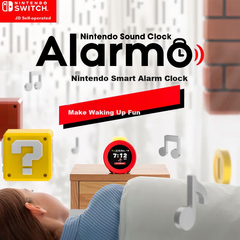 Reloj Despertador Inteligente Nintendo Switch Con Sensor De Movimiento ...