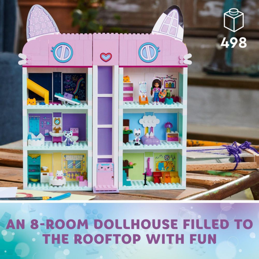 LEGO Gabby’s Dollhouse 10788 - Juego de construcción (8 habitaciones ...