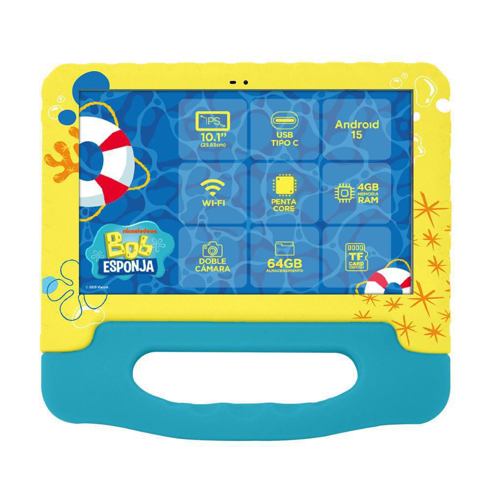 Tablet Bob Esponja 10.1" Amarilla