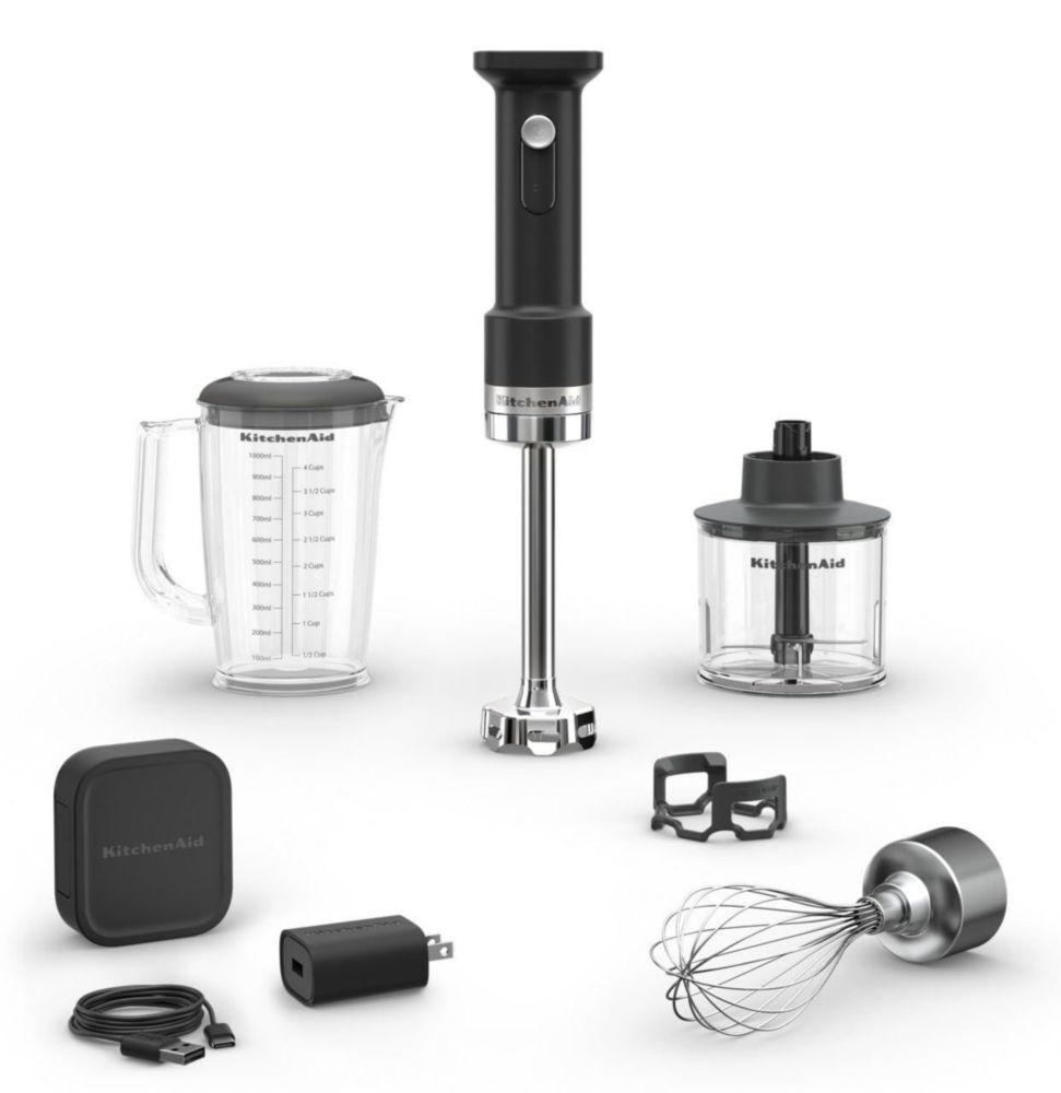 Batidora de mano inalámbrica KitchenAid Go con accesorios (batería ...