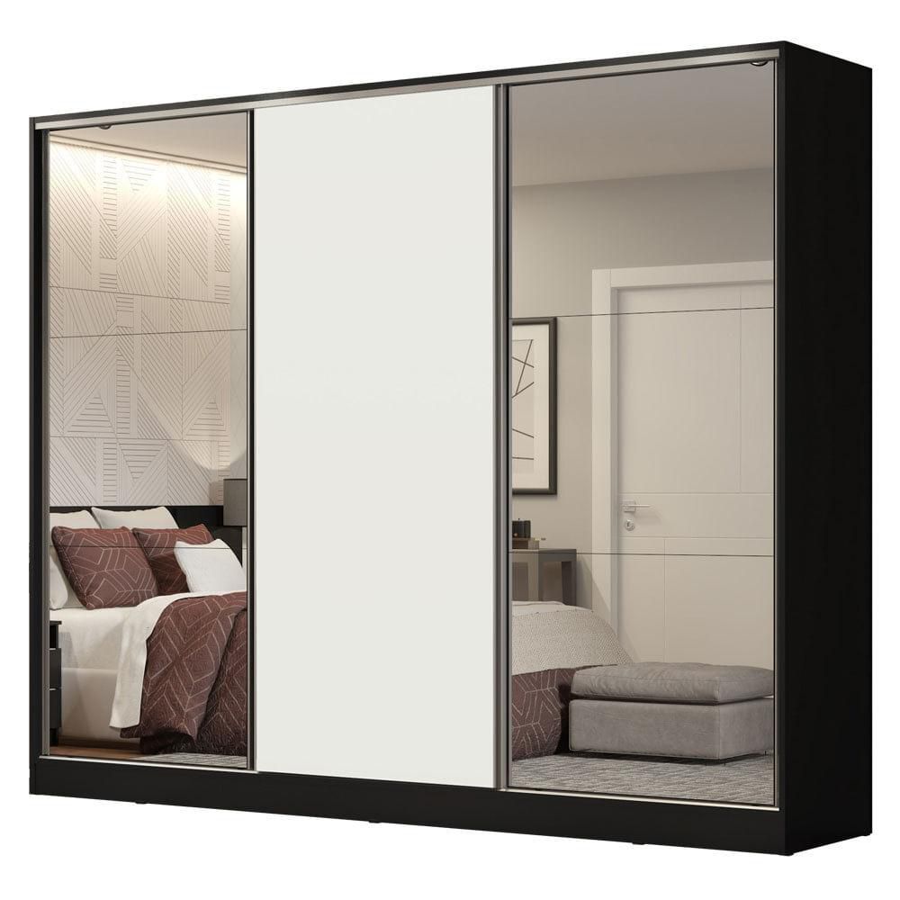Guarda Ropa Madesa Royale 3 Puertas 2 Espejo N/N/B