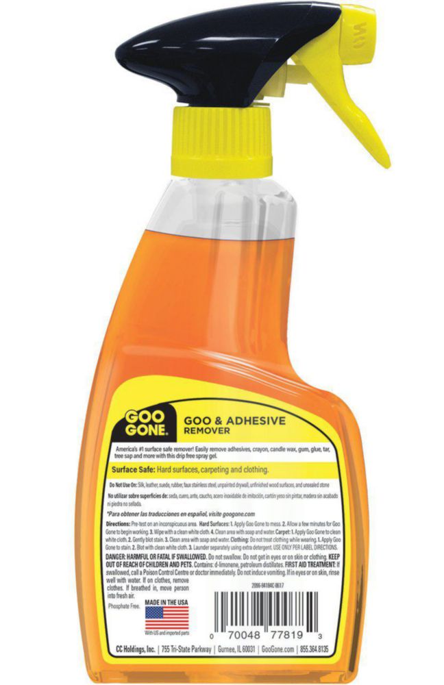 Gel en aerosol Goo Gone Original Removedor de Adhesivo 355 ml paquete de 2