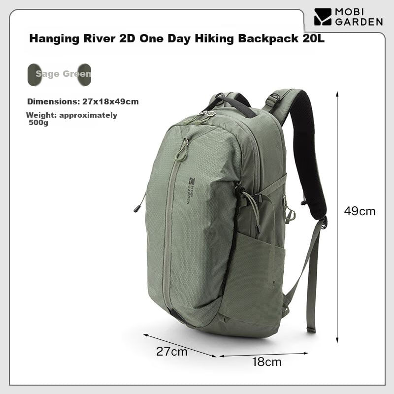 Mochila Mobigarden Xiangchuan 2D Verde Pasto