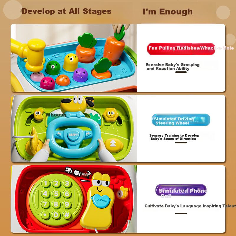 Cubo Educativo Kaka Bear Modelo Nueve Caras
