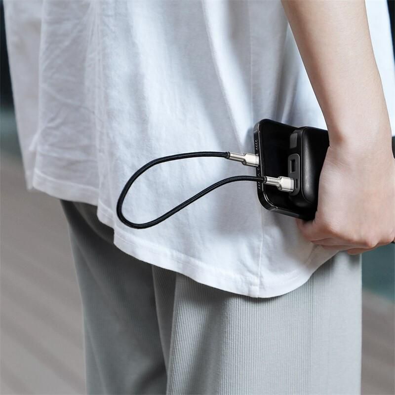 Cable Baseus USB a Lightning Negro 0.25 m