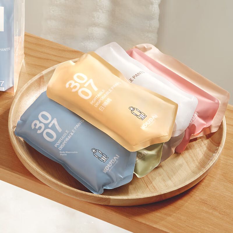 Calzón Pocket Travel desechable algodón Morandi 7 pzas