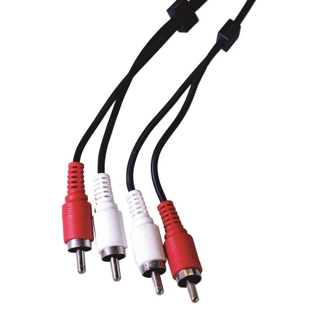 Cable para audio 2 plugs rca - 2 plug rca 90 cm