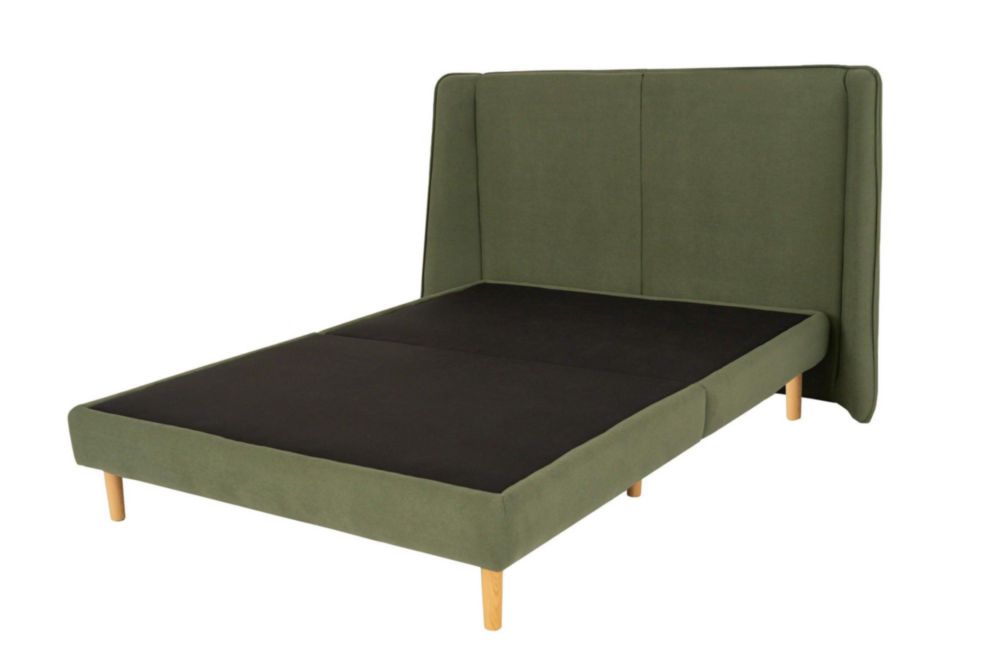 Cama Matrimonial Trenton Verde Grass Kessa Muebles