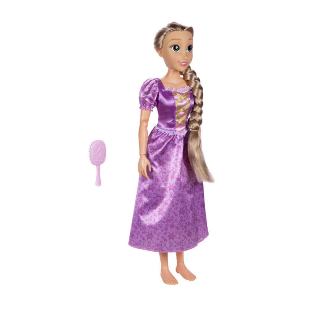 JAKKS Pacific - Disney Princesas Rapunzel, Muñeca de 81 cm de Alto, co